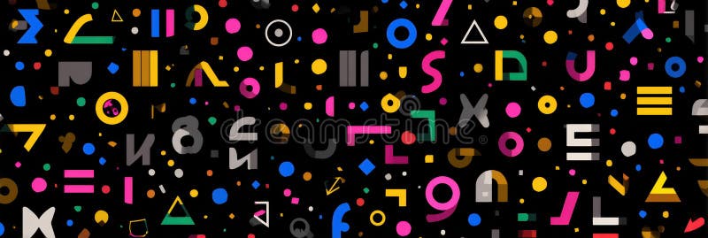 Dynamic Typographic Tools Pattern Creating an Engaging Visual ...