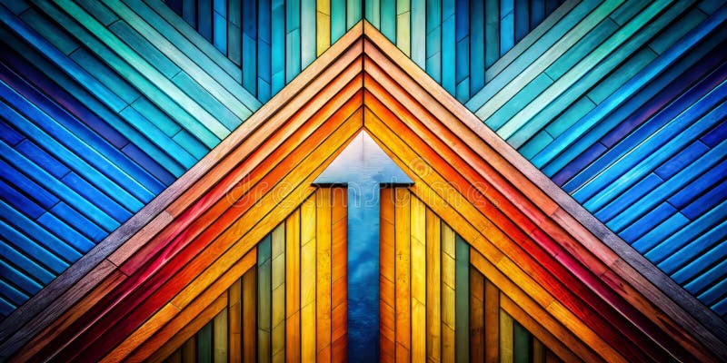 Dynamic Upward Arrow Design Applying the Rule of Thirds for Visually ...