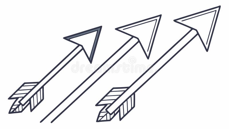 Dynamic Upward Arrows Vector, Growth and Progress Symbol, Vector Design ...