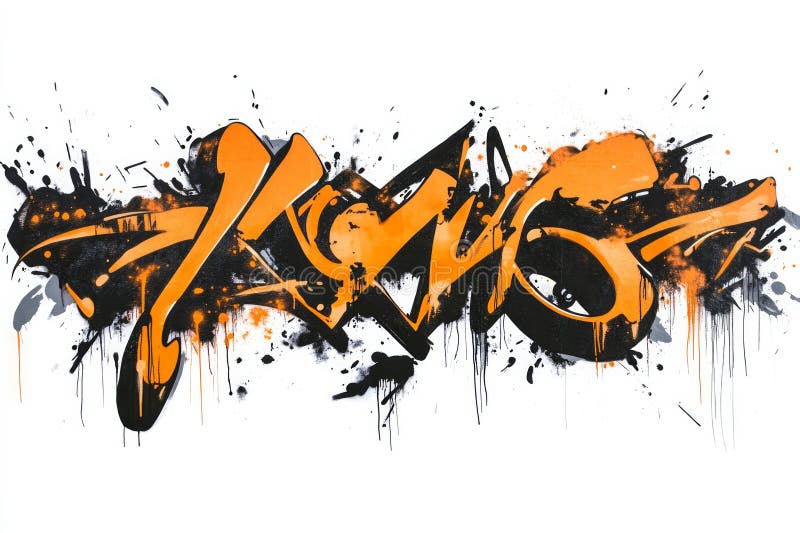 Dynamic Urban Graffiti Art with Abstract Shapes. Neural Network AI ...