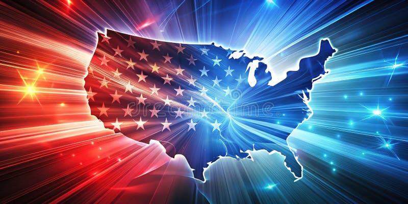 Dynamic 2024 US Election Background a Powerful Visual for Political ...