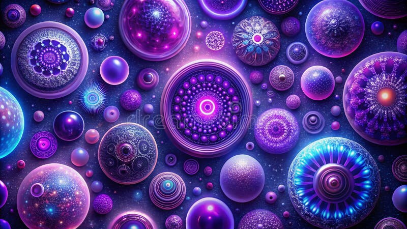 Dynamic UV Light Circles a Generative AI Art Collection Featuring ...