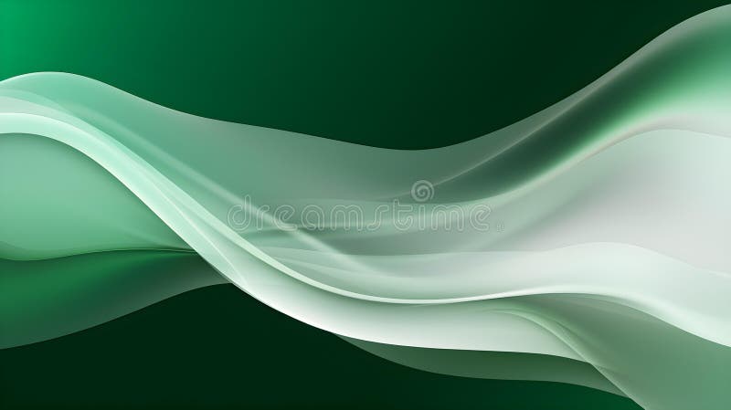 Dynamic Vector Background of Transparent Shapes in Dark Green and White ...