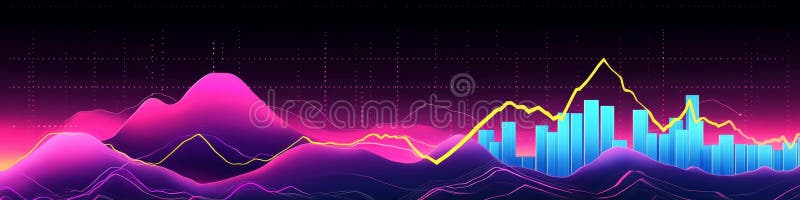 Dynamic Vector Chart, Modern Financial Display, Vertical Bar Chart ...