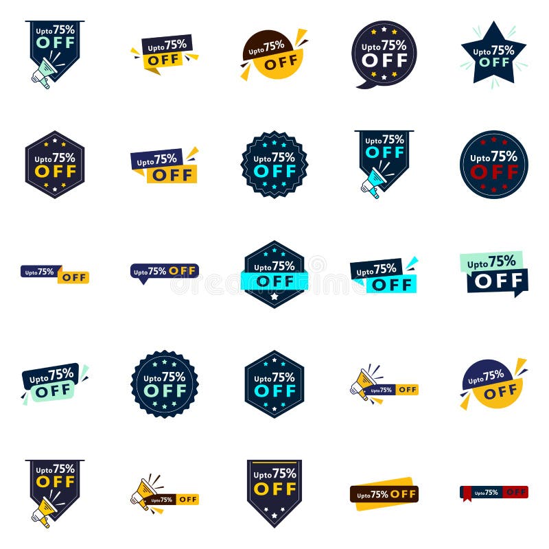 25 Dynamic Vector Designs in the Up To 70 Off Pack Perfect for Discount ...