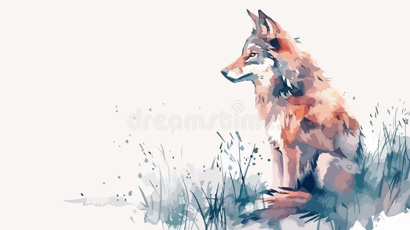 Dynamic Cartoon Wolf Animation Vector Illustration for Design Projects ...