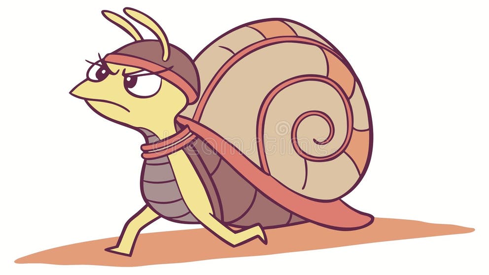 Snail Warrior with Sword Vector Art, Vector Design Generative AI Stock ...