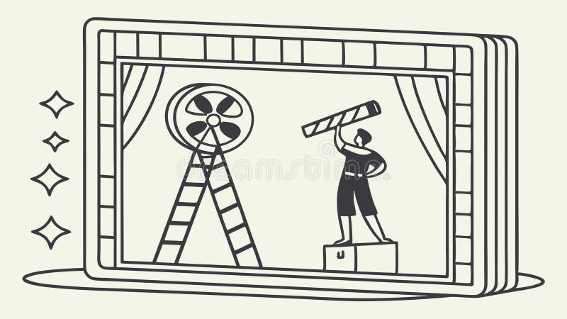 Theater Stage Production, Arts, Performance, Entertainment, Vector ...