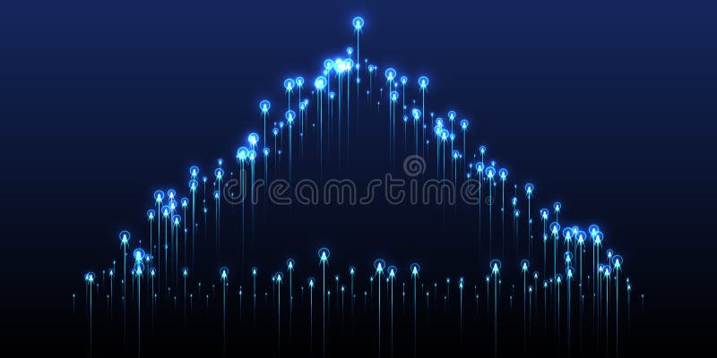 Dynamic Vertical Line Beams Speed Motion Vector. Stock Vector ...