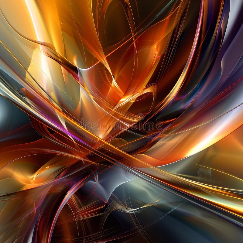 Dynamic and Vibrant Abstract Art with Swirling Patterns, Suitable for ...