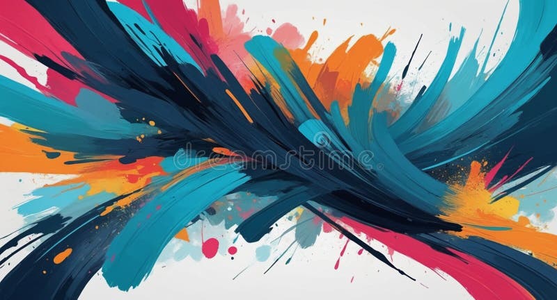 Colorful Abstract Paint Splash Explosion Background for Creative and ...