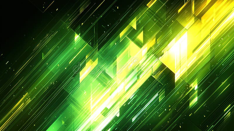 Dynamic, Vibrant Abstract Graphic Design with Glowing Lines and Shapes ...