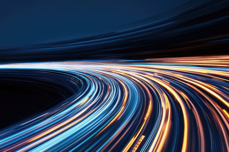 High-Speed Data Transfer Background in Motion Stock Photo - Image of ...