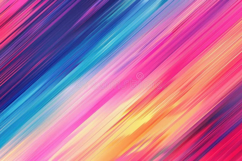 A Dynamic and Vibrant Display of Colorful Diagonal Stripes Forms an ...