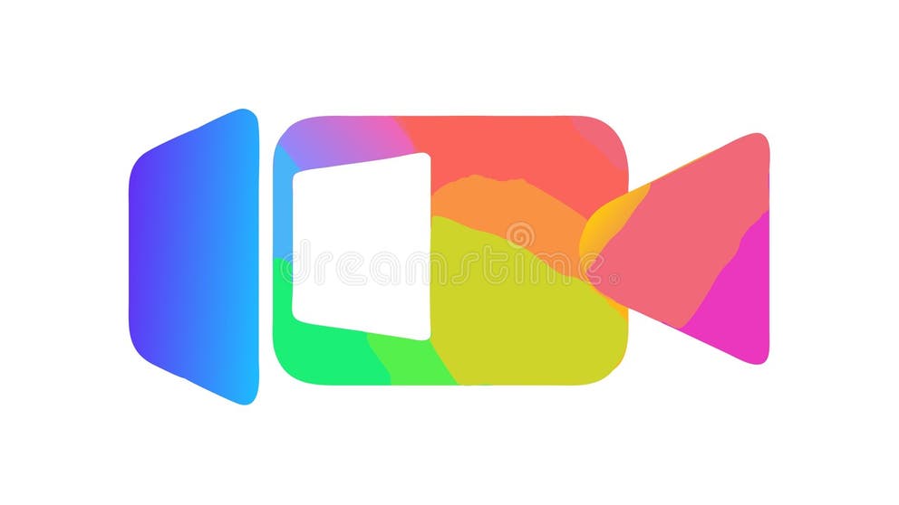 Dynamic Video Camera Overlap Icon, Creative Content Vector Design ...