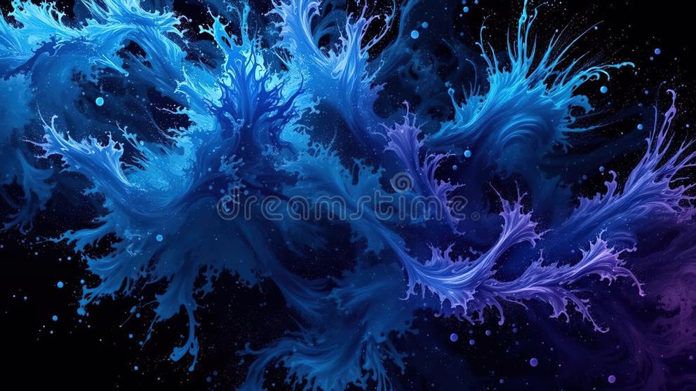 Dynamic Violet Fractal Explosion a Stunning Abstract Background for Design Visual Art Projects ...