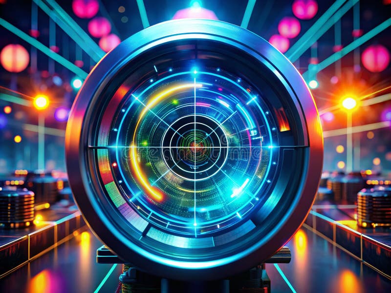 Dynamic Virtual Interface Elements Futuristic HUD Design for Sniper ...