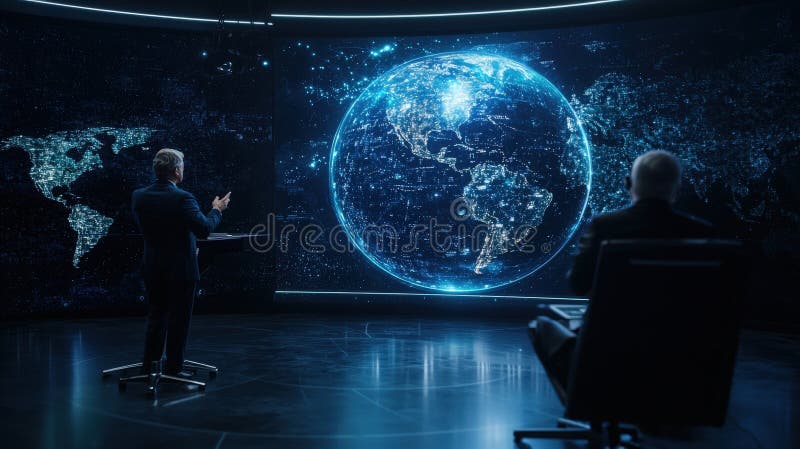 Dynamic Virtual Presentations Holographic Leaders Unveiling New Philosophies in a Multimedia ...