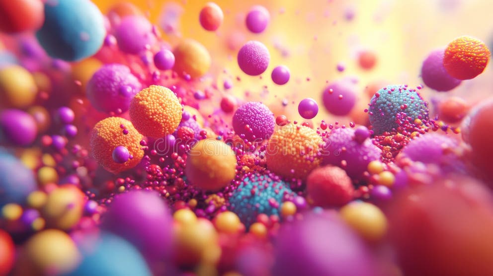 Dynamic Virus Model Visualization in Close-up is Used for Scientific ...