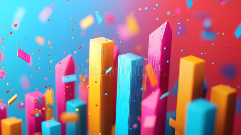 Dynamic Visual Analysis of Sales Trends through Colorful Bar Charts and ...