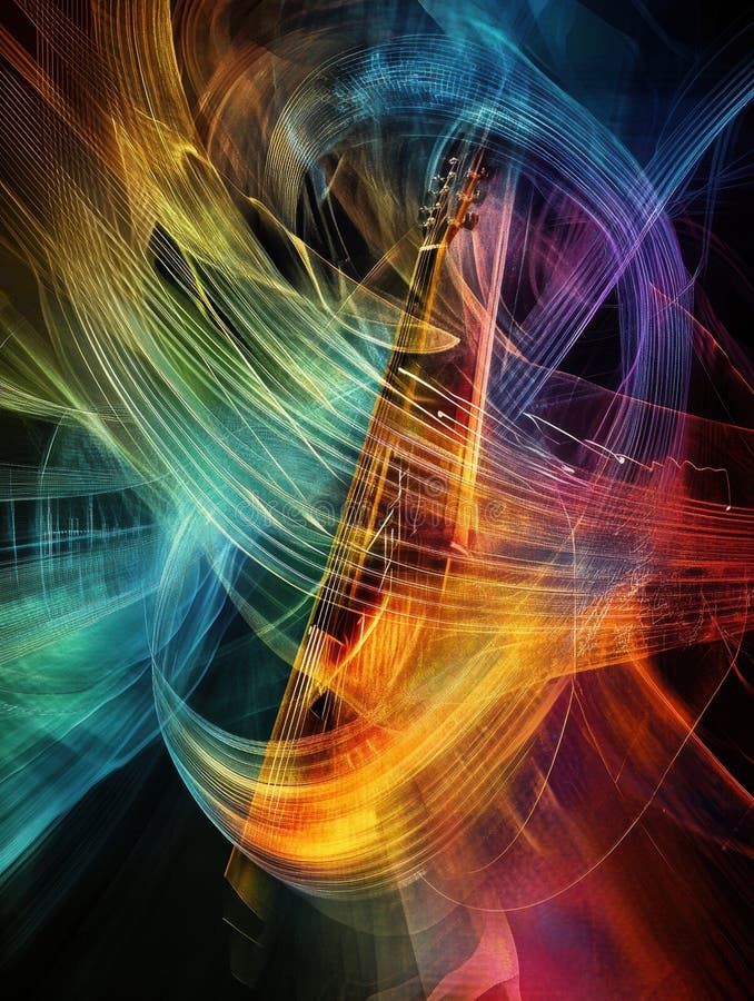 Musical Journey Colorful Waves Stock Photos - Free & Royalty-Free Stock ...