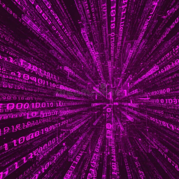 A Dynamic Visual Featuring an Array of Binary Code and Alphanumeric ...