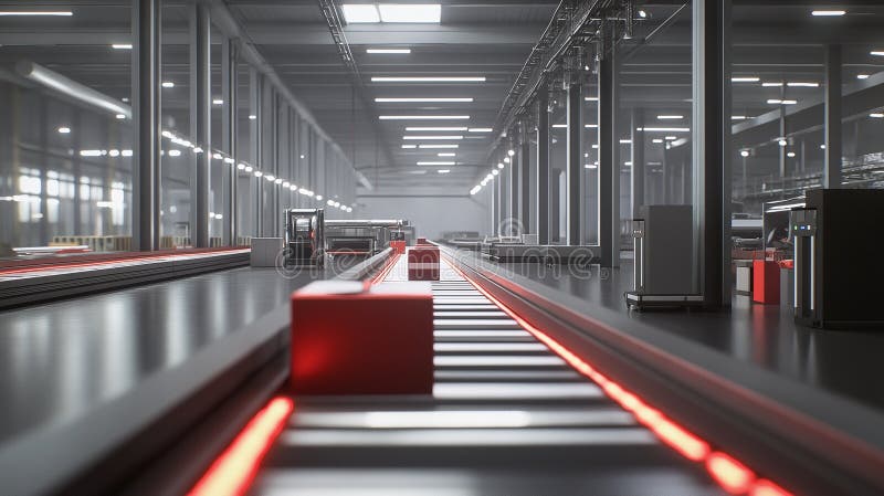 Dynamic Visual of Packages Moving through an Advanced Sorting Facility ...