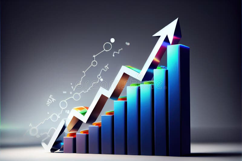 Dynamic Visual Representation of Company Growth and Success Stock ...
