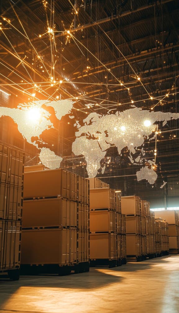 Dynamic Visual Representation of a Global Logistics Network with a ...