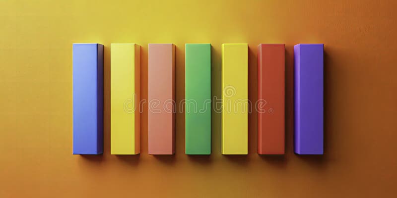 A Dynamic Visual Representation of Progress SixColor Abstract Progress ...