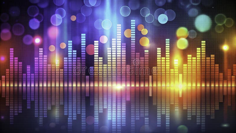 Dynamic Visual Symphony: a Colorful Minimalist Music Equalizer Design ...