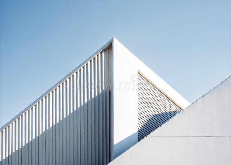 Dynamic Visual Tension Graphic Flashes Serene Whites and Tilted ...