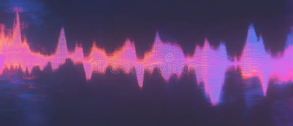 Dynamic Visualization of Abstract Sound Waves with Fiery Elements and ...