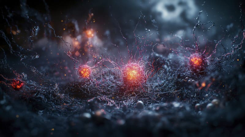 Dynamic Visualization of Collective Energy Abstract Environment 3d ...