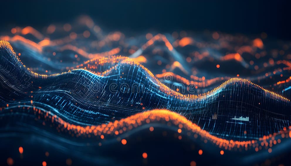 The Dynamic Visualization of Data Trends in a Futuristic Digital ...