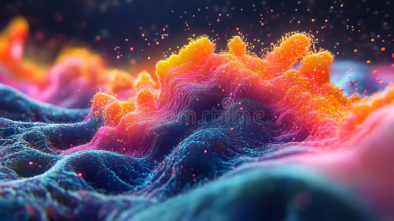 Dynamic Visualization Dopamine Release Synaptic Stock Illustration ...