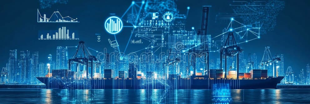 Dynamic Visualization of Global Trade Insights with Container Cranes ...