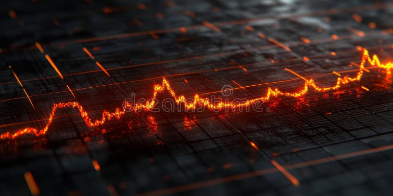Dynamic Visualization of Heart Rate Patterns on a Dark Cybernetic Grid with Data Trend Insights ...