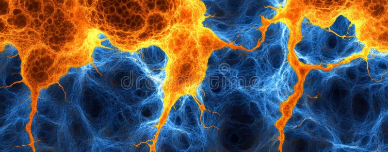 A Dynamic Visualization of Neural Networks, Displaying Illuminated ...