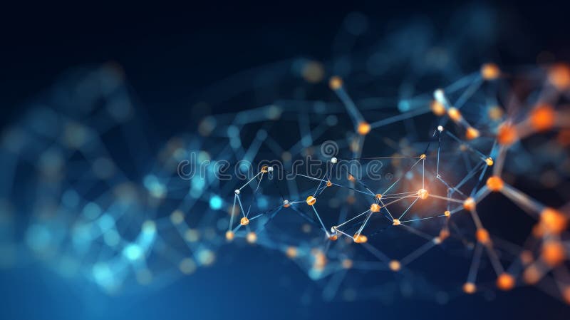 A Dynamic and Visually Engaging Illustration of a High-tech Data ...