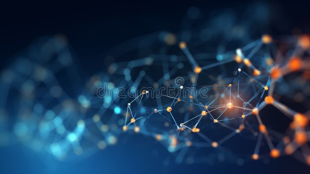 A Dynamic and Visually Engaging Illustration of a High-tech Data ...