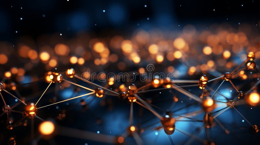 A Dynamic and Visually Engaging Illustration of a High-tech Data ...