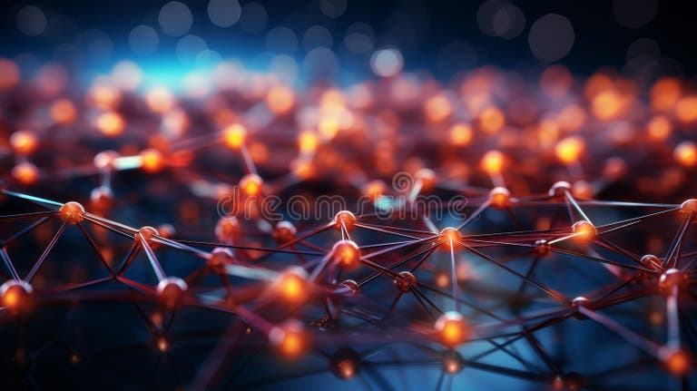 A Dynamic and Visually Engaging Illustration of a High-tech Data ...