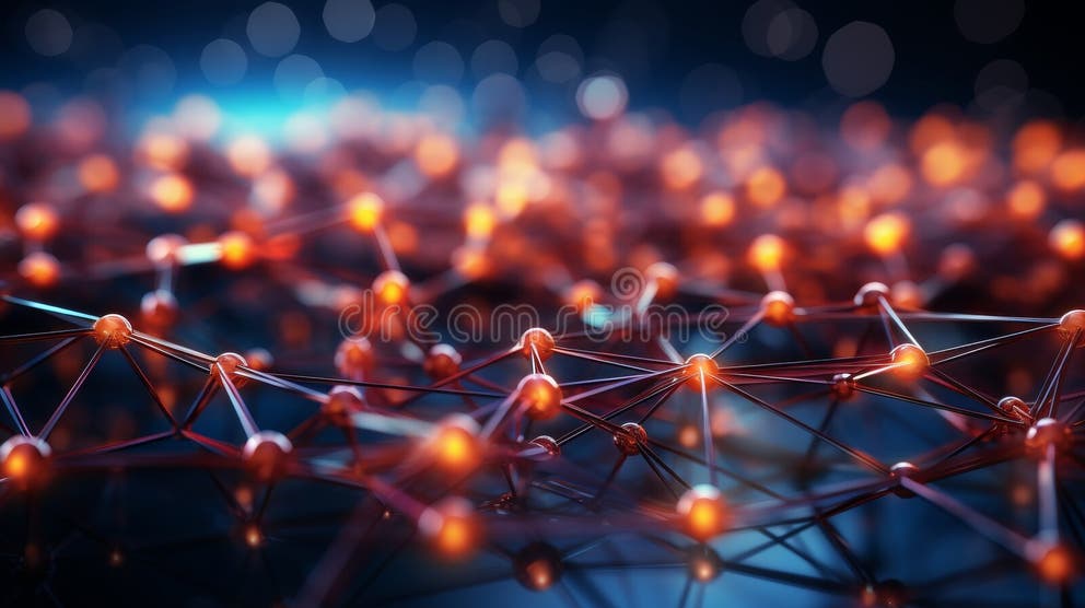 A Dynamic and Visually Engaging Illustration of a High-tech Data ...