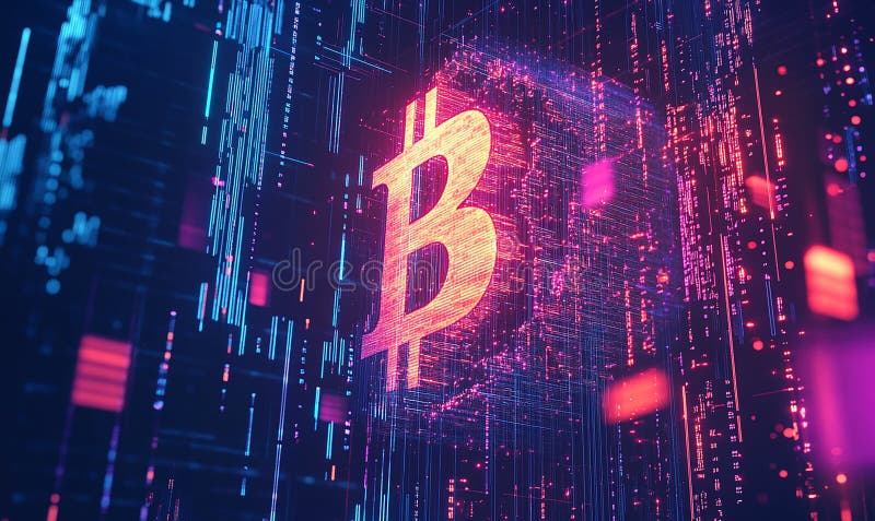 A Dynamic and Visually Striking Cryptocurrency Concept Image Featuring ...