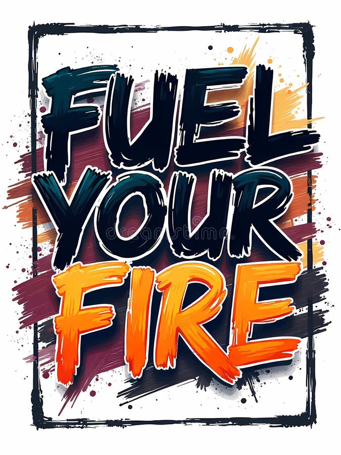 A Dynamic and Visually Striking Graphic Proclaims Fuel Your Fire on a ...