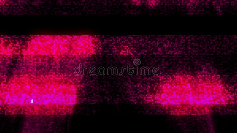 Glitch Effect Transformation Showcased with Vibrant Colors and Patterns ...