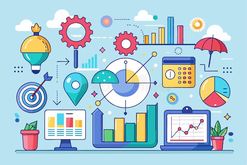 Dynamic Visuals of Strategy Elements Including Graphs, Targets, and ...
