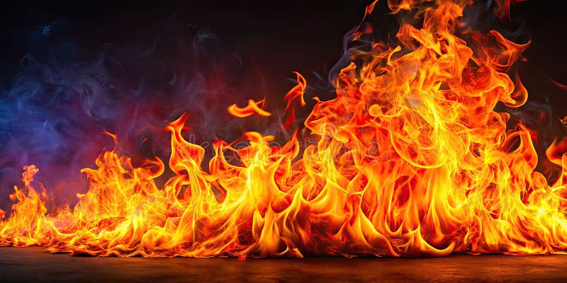 Dynamic Vivid Flames Collection Isolated Fire Patterns for Graphic ...