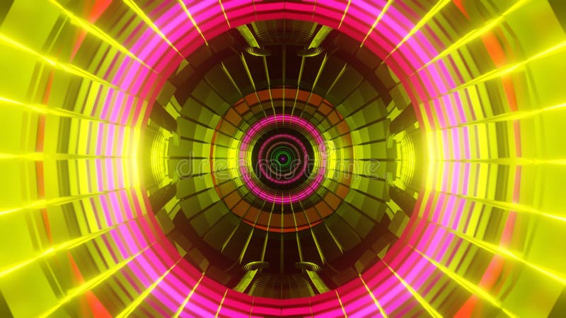 Dynamic VJ Loop Backdrop with Neon Disco Strobe Light Flashes ...